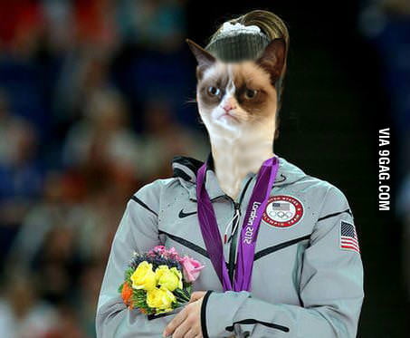 Grumpy cat not impressed - 9GAG