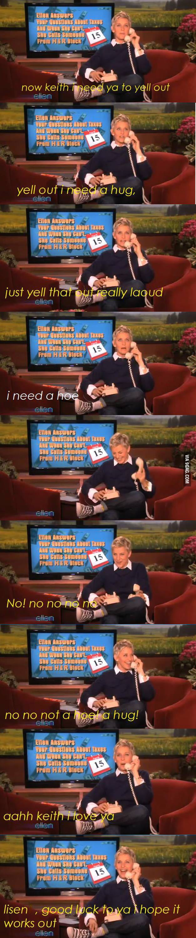 Just ellen, - 9GAG