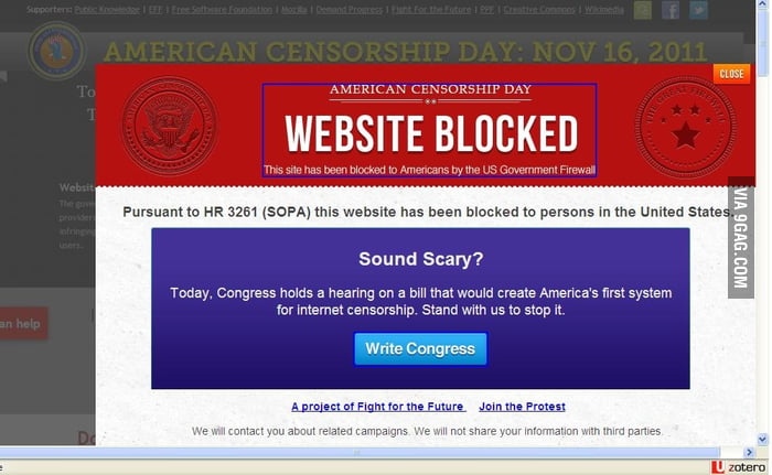 AMERICAN CENSORSHIP DAY! [CLICK SOURCE] - 9GAG