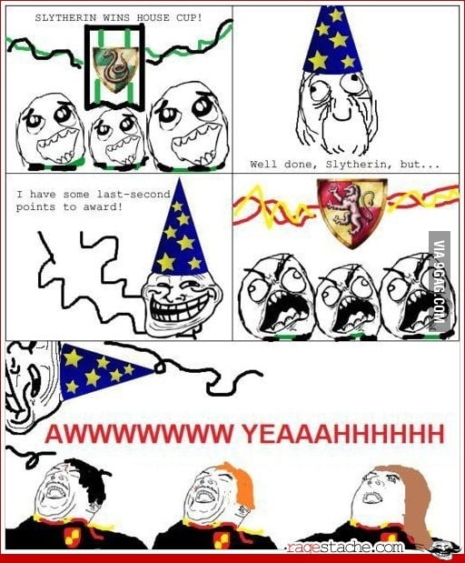 Meanwhile, in Hogwarts... - 9GAG