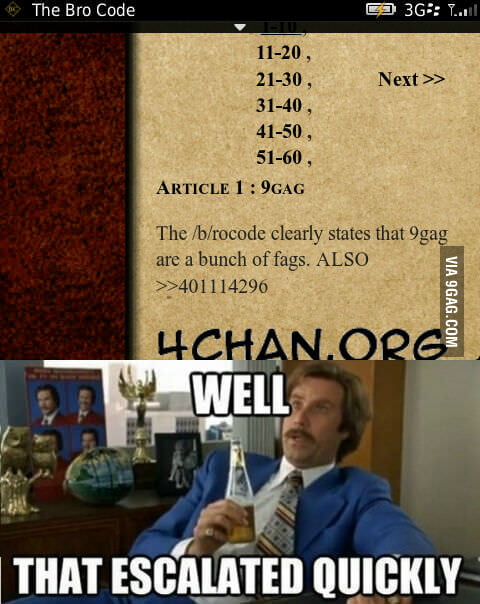 Bro code Article 1 - 9GAG