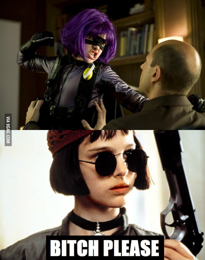 Hit-Girl vs. Mathilda - 9GAG