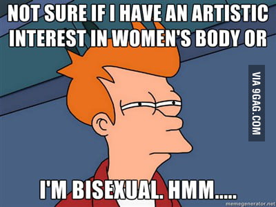Artistic or bisexual? - 9GAG