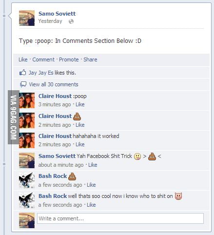 Facebook :poop: - 9GAG