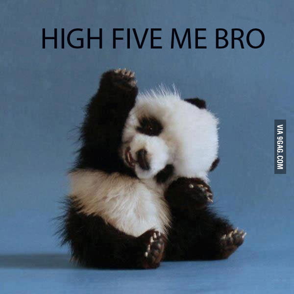 High five me bro...!!! - 9GAG