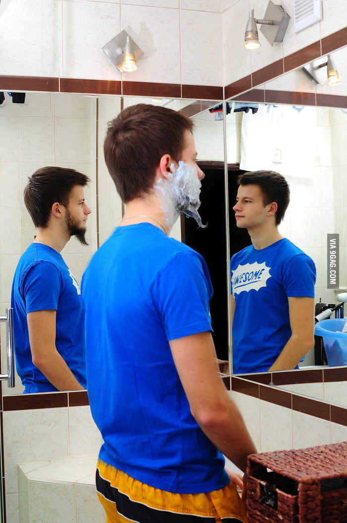Beard off - 9GAG