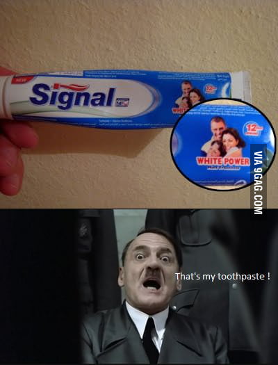 Hitler's toothpaste - 9GAG