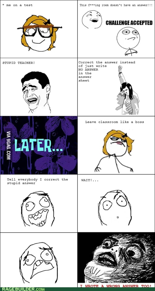 Wrong answer - 9GAG