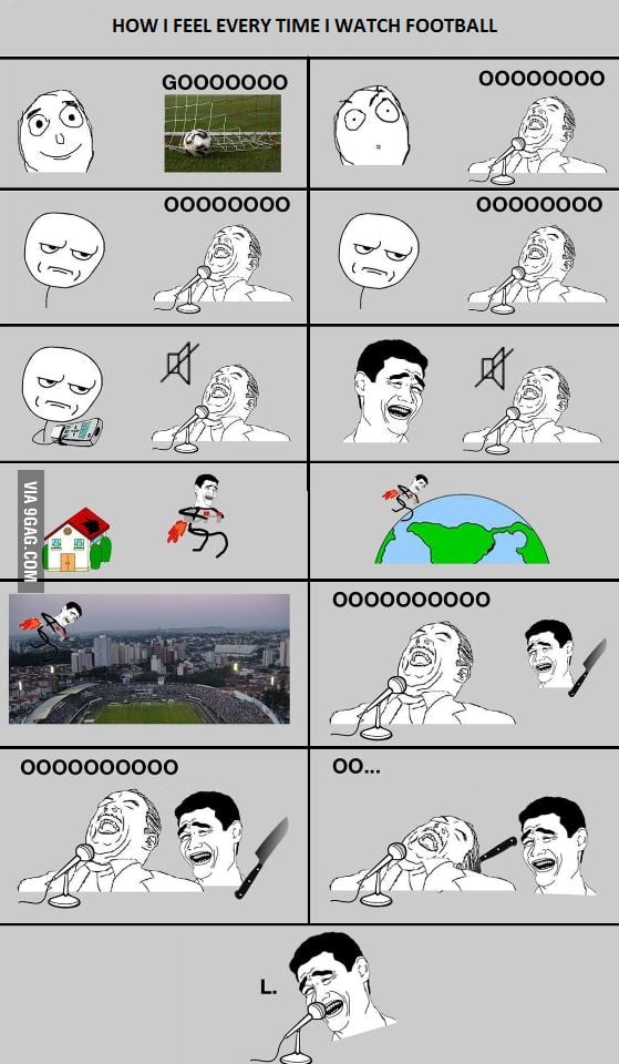 Football rage - 9GAG