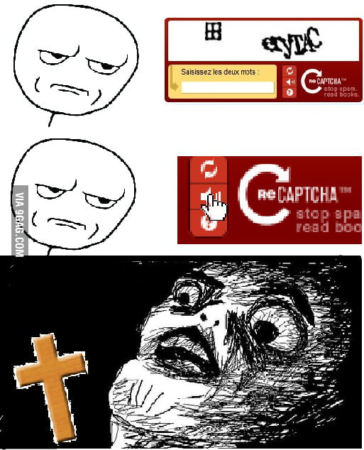 Audio captcha is so creepy - 9GAG
