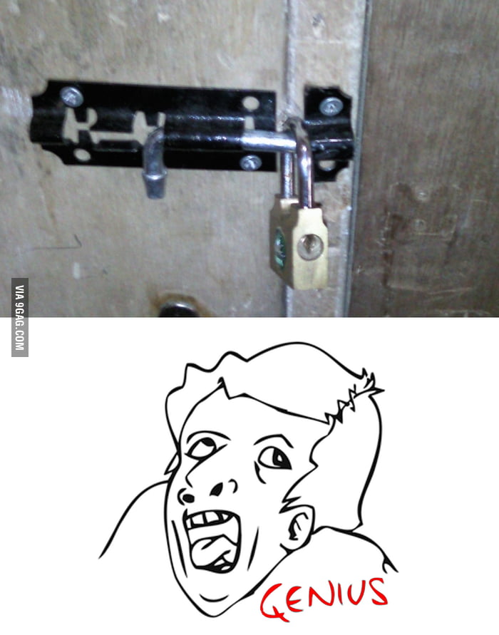 Lock Genius!! - 9GAG