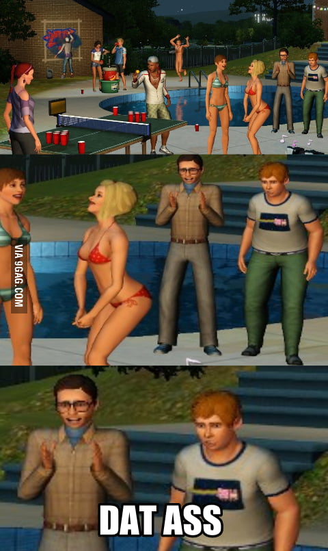 Meanwhile, in The Sims... - 9GAG