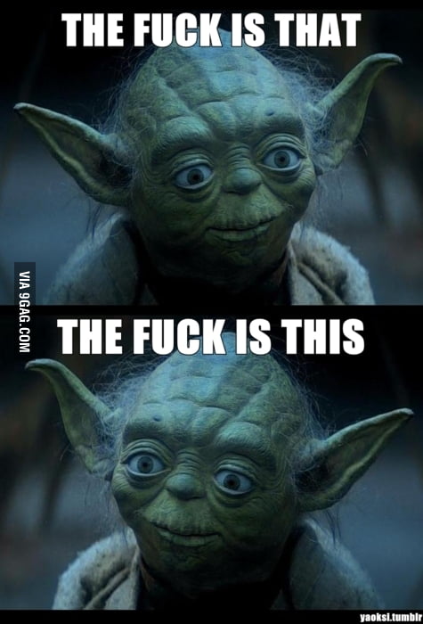 Confused Yoda - 9GAG