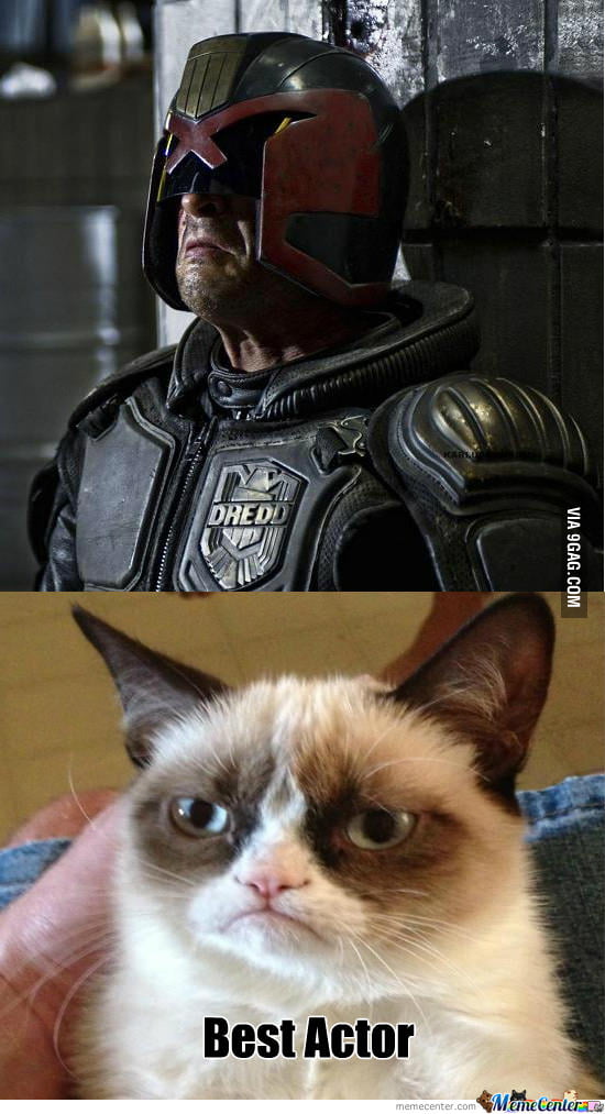Grumpy Dredd - 9GAG