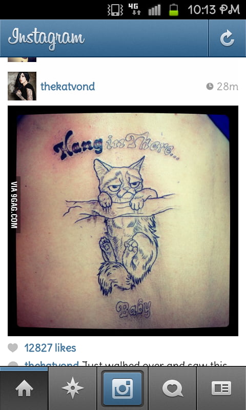 Grumpy Cat Tattoo!! - 9GAG
