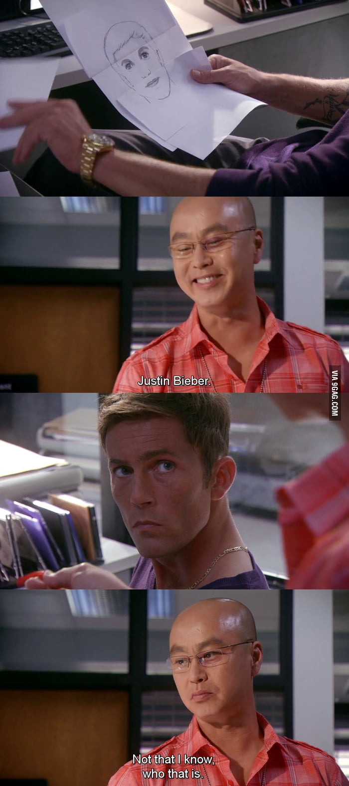 Awesome Masuka laugh! - 9GAG