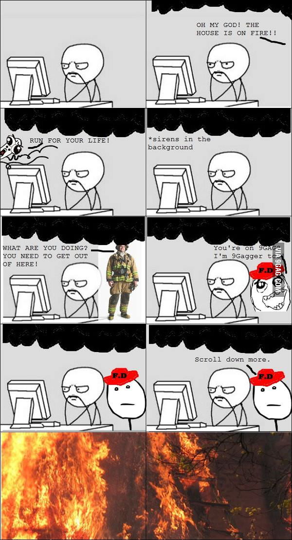 Scroll down more - 9GAG