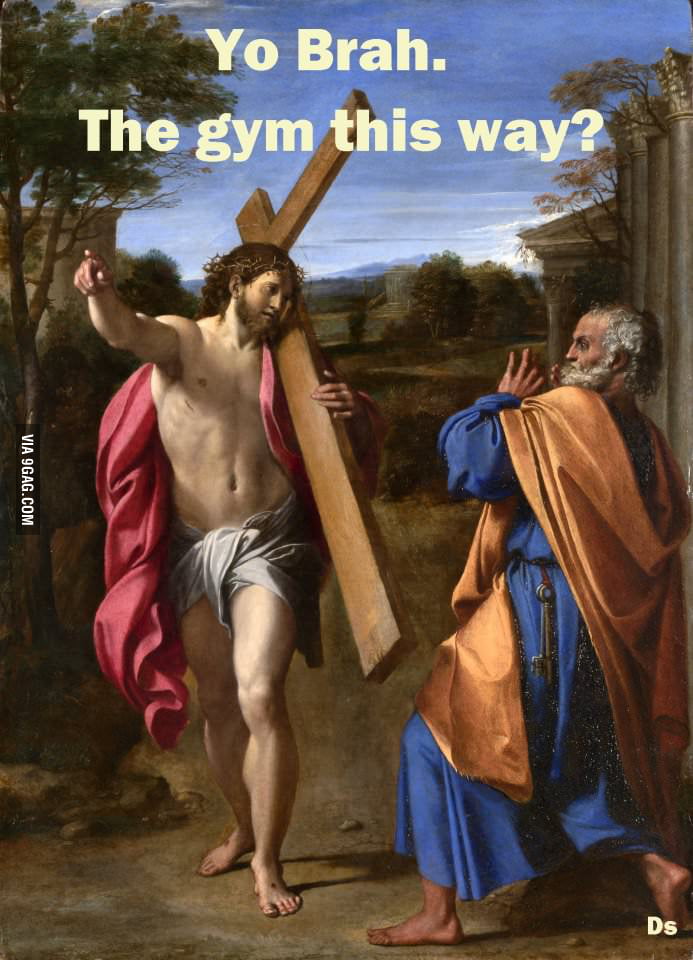 Jesus has amazing abs. - 9GAG