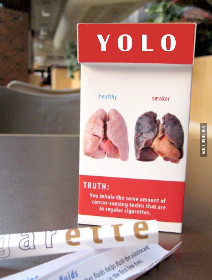 How every warning message of cigarette box should be like. - 9GAG