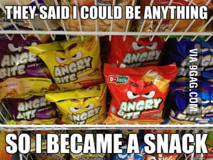 Angry snacks - 9GAG