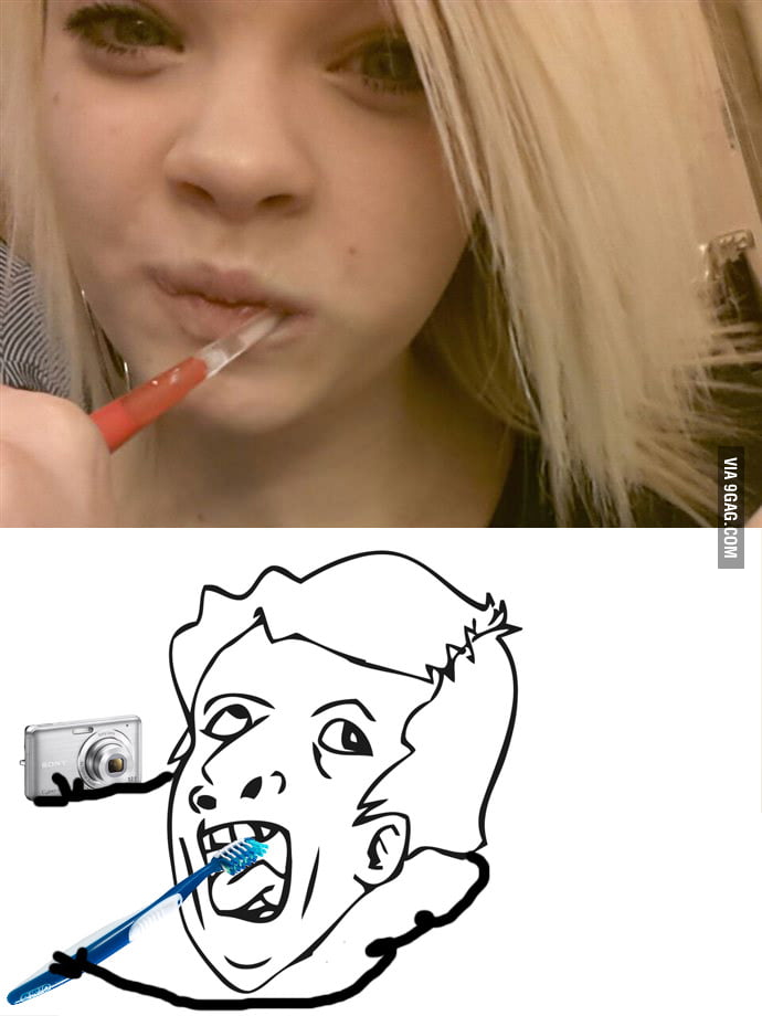 Genius toothbrush - 9GAG