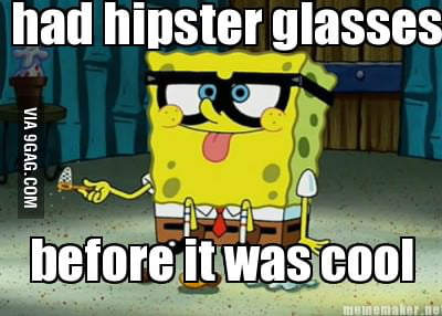 Hipster spongebob - 9GAG
