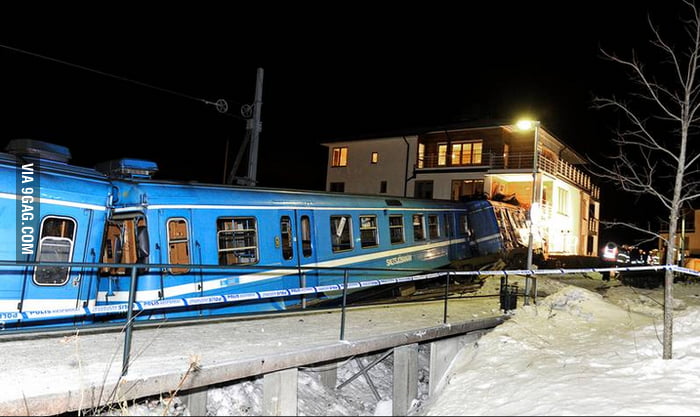 Go home train... You're drunk... - 9GAG