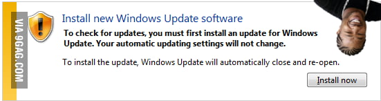 I heard you liked updates - 9GAG