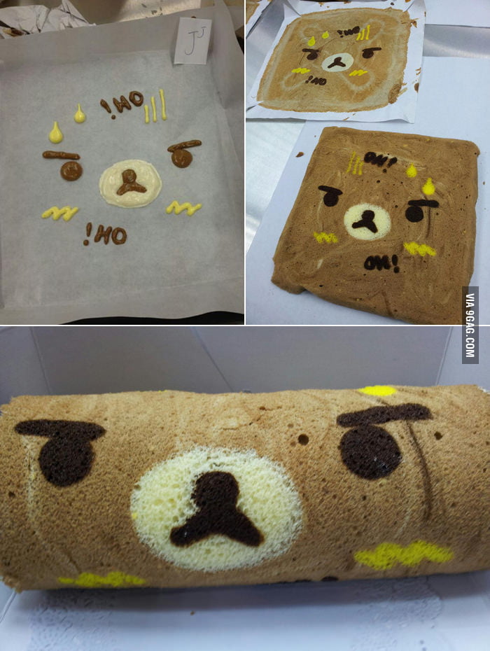 Homemade Rilakkuma Cake Roll - 9GAG