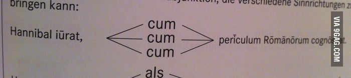 Latin is a strange language - 9GAG