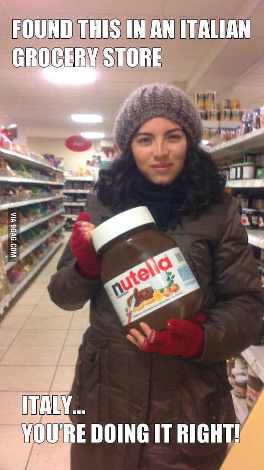 Nutella anti-depressive size! - 9GAG