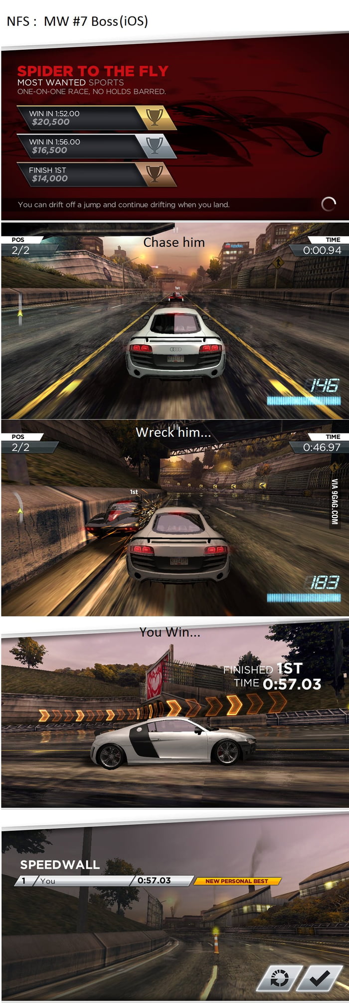 How to Defeat Boss in NFS MW - 9GAG