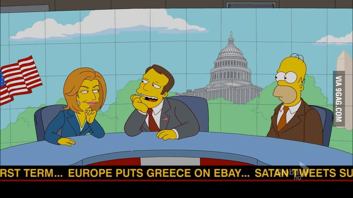 Simpsons get EU economy very well - 9GAG