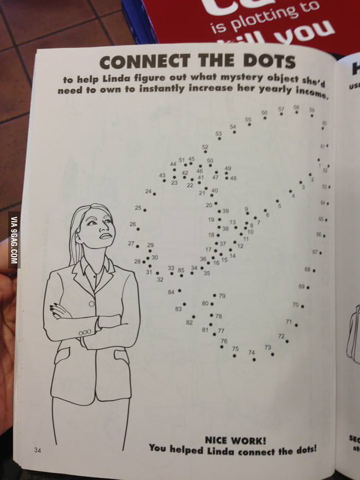 Connect the dots - 9GAG