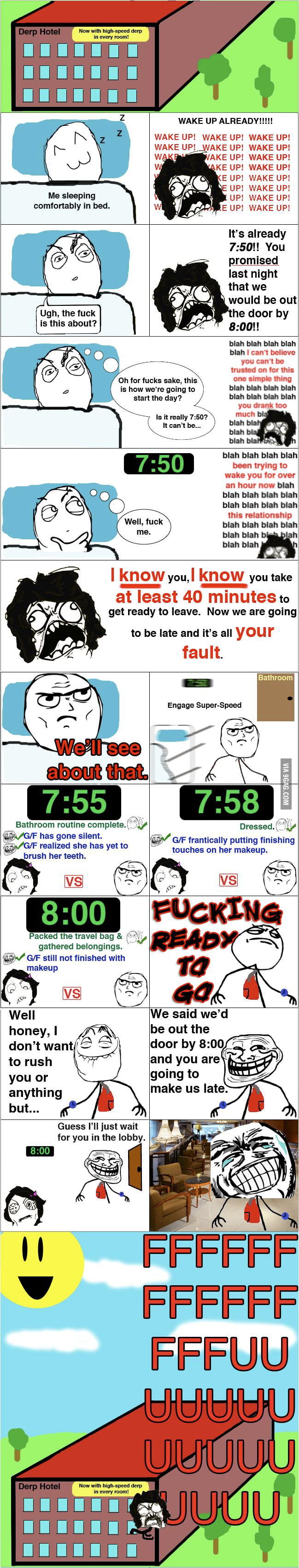 Trolling my wife on vacation - 9GAG