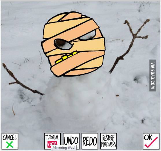 F*** Zombie Snowmen what about the MUMMIes...... - 9GAG