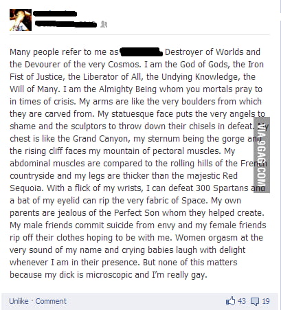 Best status update - 9GAG