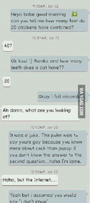 I tried the joke with my bf - 9GAG