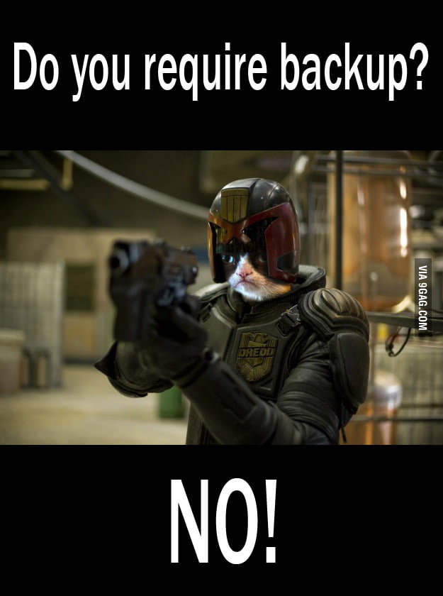 Grumpy Dredd - 9GAG