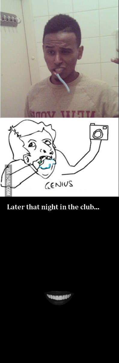 White teeth... - 9GAG