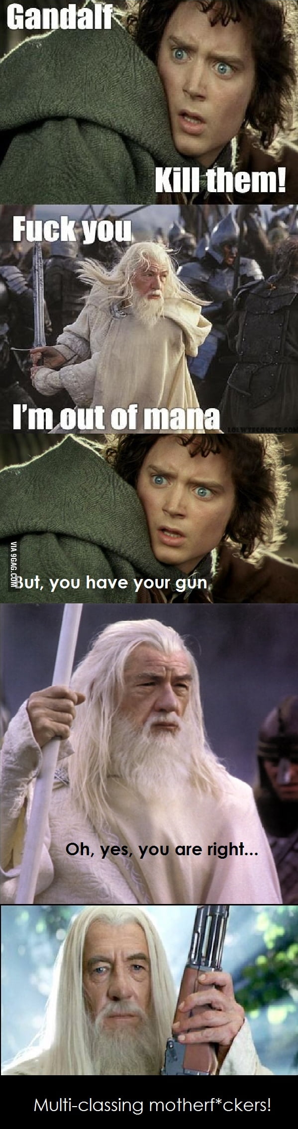 Multiclass Gandalf - 9GAG