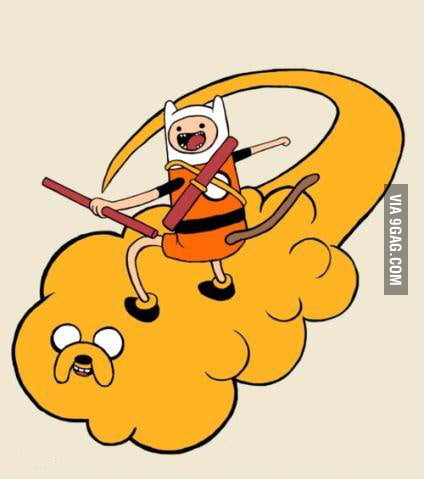 Dragon Ball Z Meets Adventure Time - 9GAG