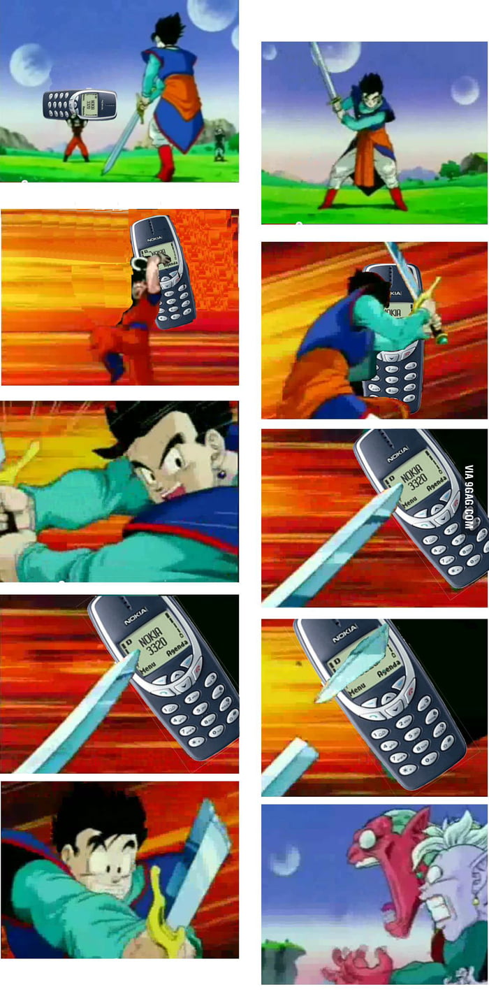 Nokia Vs Sword, Dragon ball Z - 9GAG
