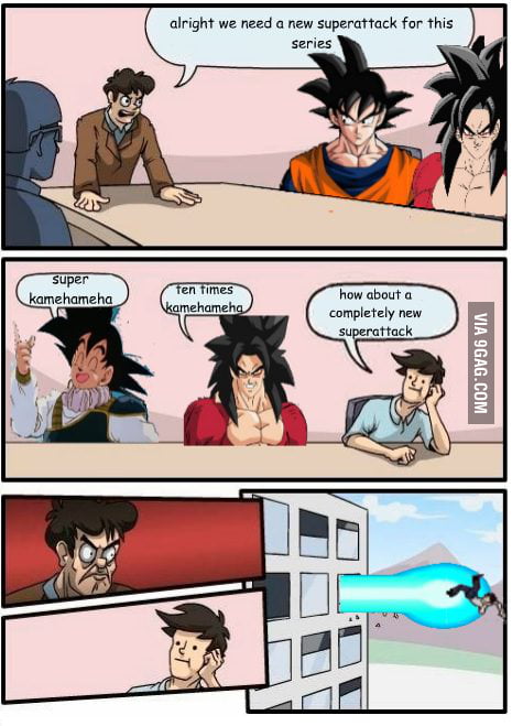 Goku doesn't like change - 9GAG