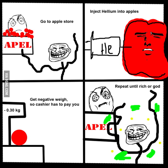 Infinite Money Troll Science - 9GAG