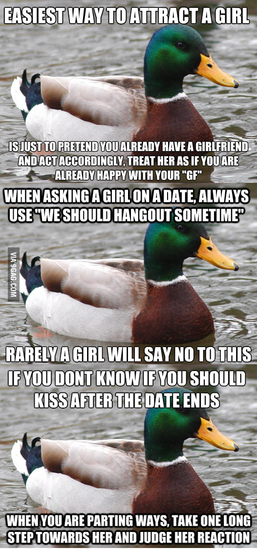 Dating Advice Mallard - 9GAG