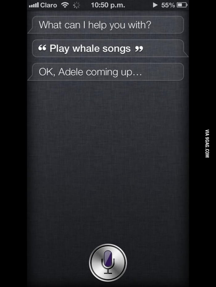 Siri strikes again - 9GAG