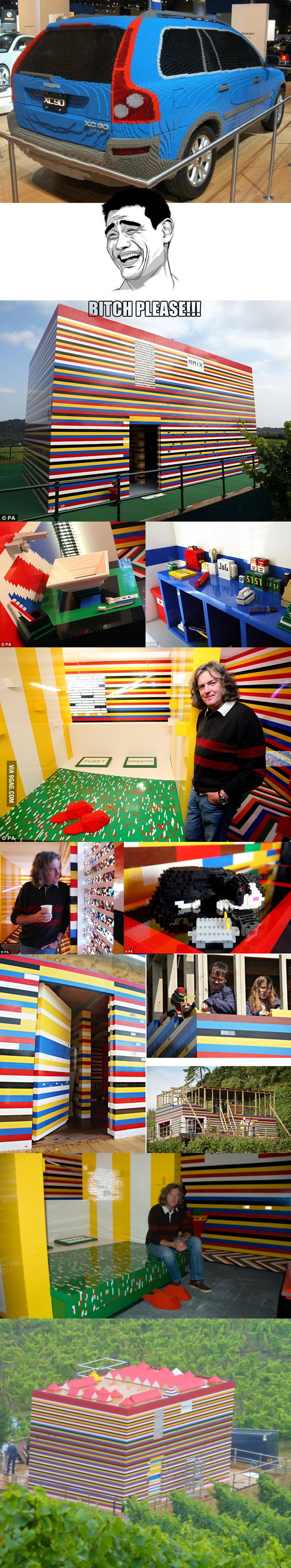 So you were amazed wit this real size LEGO car? - 9GAG