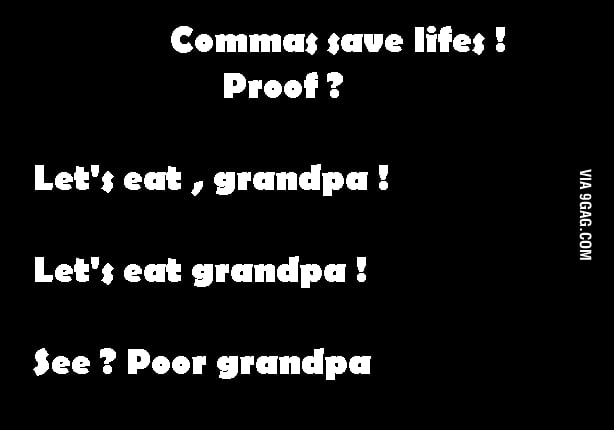 Commas - 9GAG