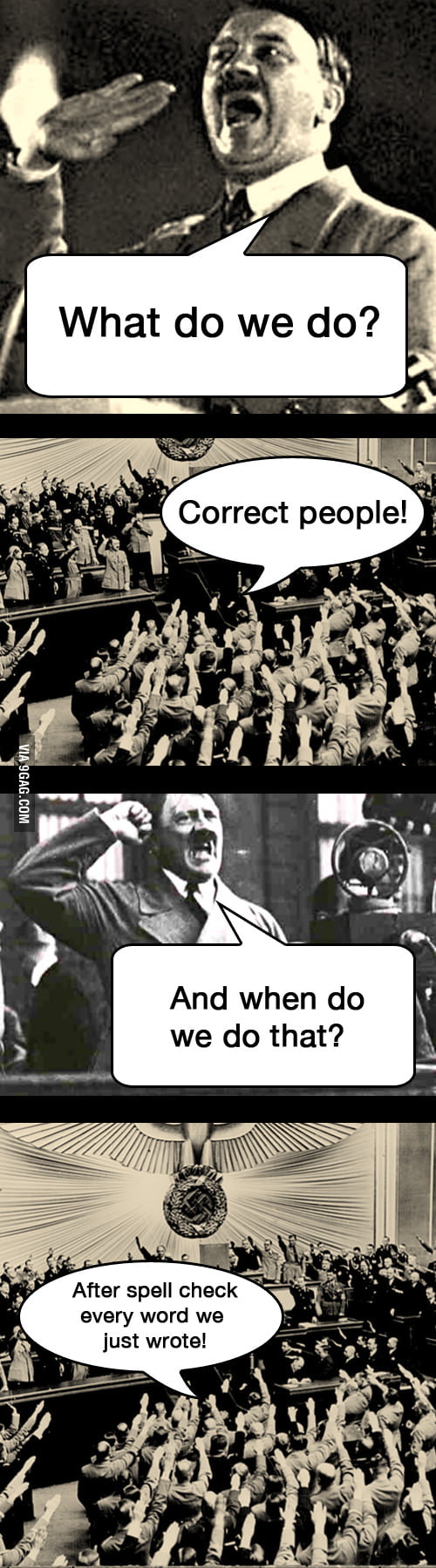 The Grammar Nazi Strikes Again! - 9GAG